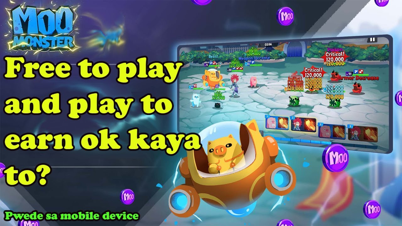 MOO MONSTER PLAY TO EARN OVERVIEW | PWEDE SA MOBILE DEVICE AND FREE TO ...