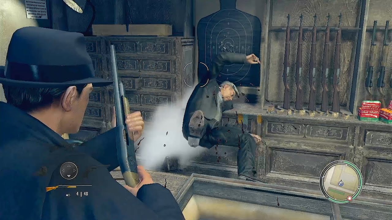 Mafia II: Robbery (Gun Shop) (14) - YouTube