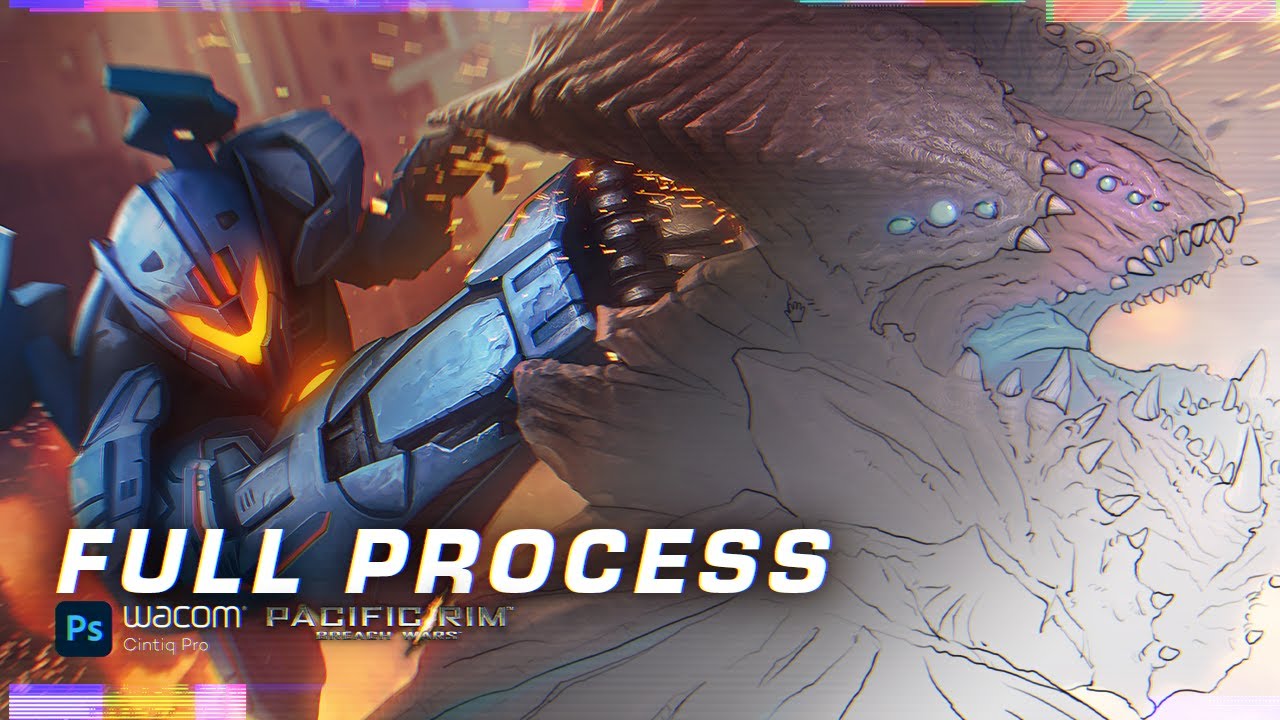 Pacific Rim - Digital painting FULL PROCESS - YouTube