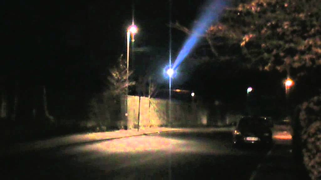 mysterious ufo light beam seen at cookridge primary school - YouTube
