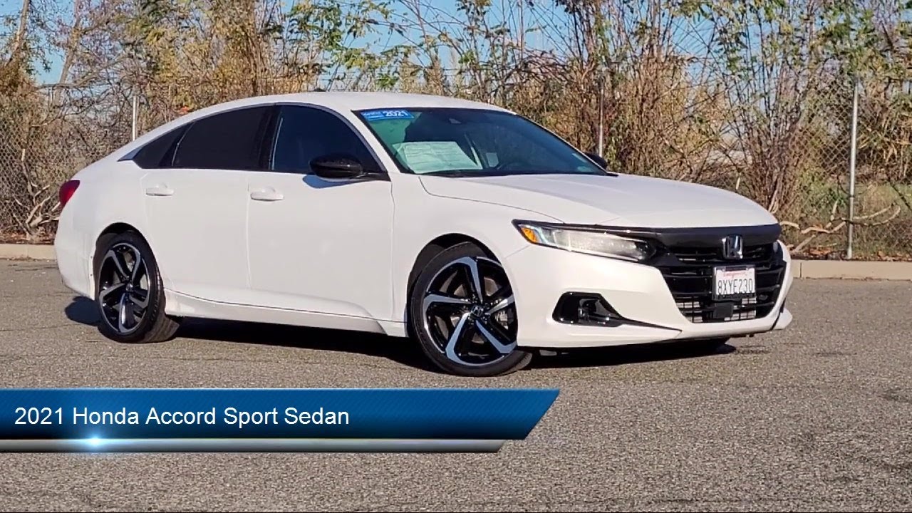 2021 Honda Accord Sport Sedan Merced Turlock Madera Fresno Stockton ...