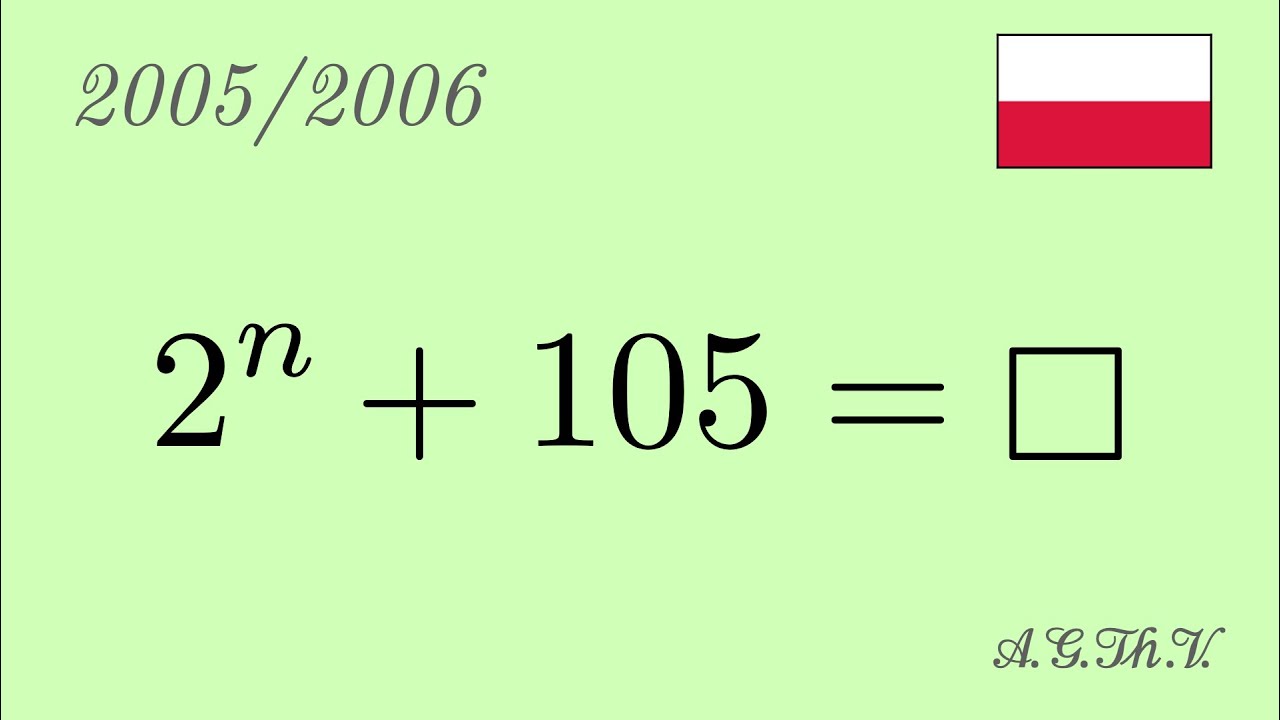 Polish Mathematical Olympiad, 1st round, 2005/2006, problem 1 - YouTube