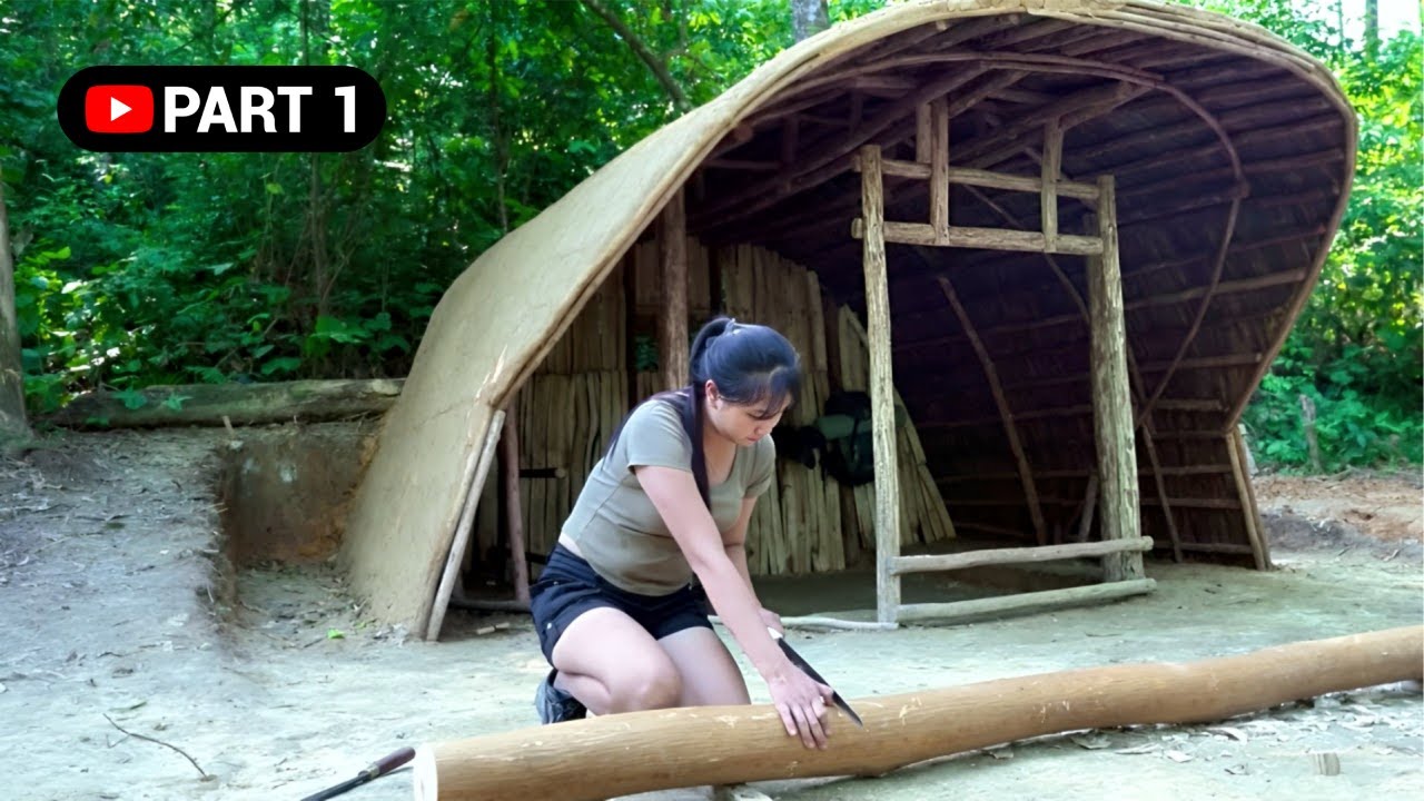 Alone in the Jungle: She Built an Incredible Survival Shelter in the ...