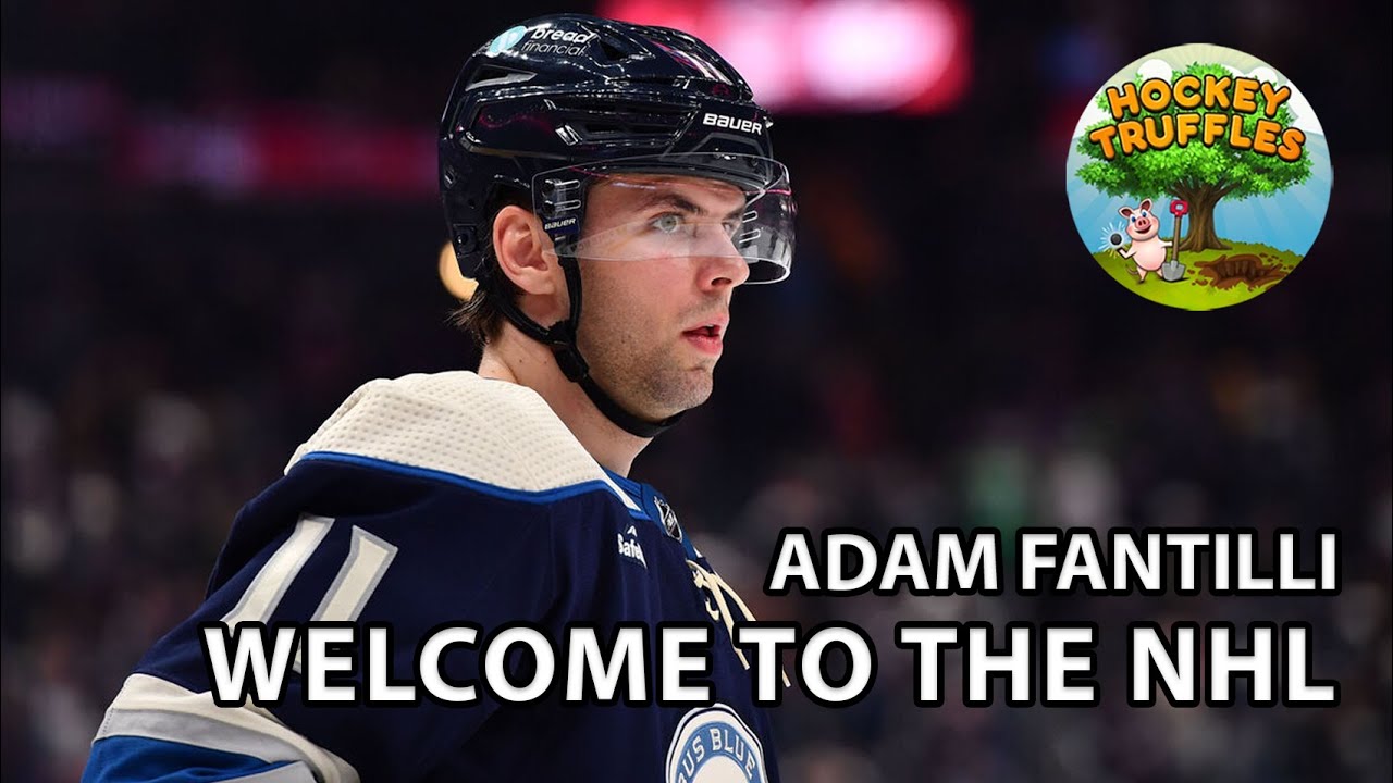 Adam Fantilli | Welcome To The NHL | The First 10 Games - YouTube