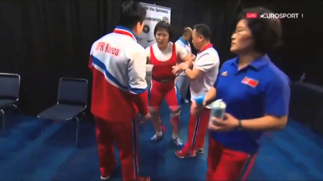 Unreal Rim Jong Sim North Korea at the Weightlifting Championships 2015 ...