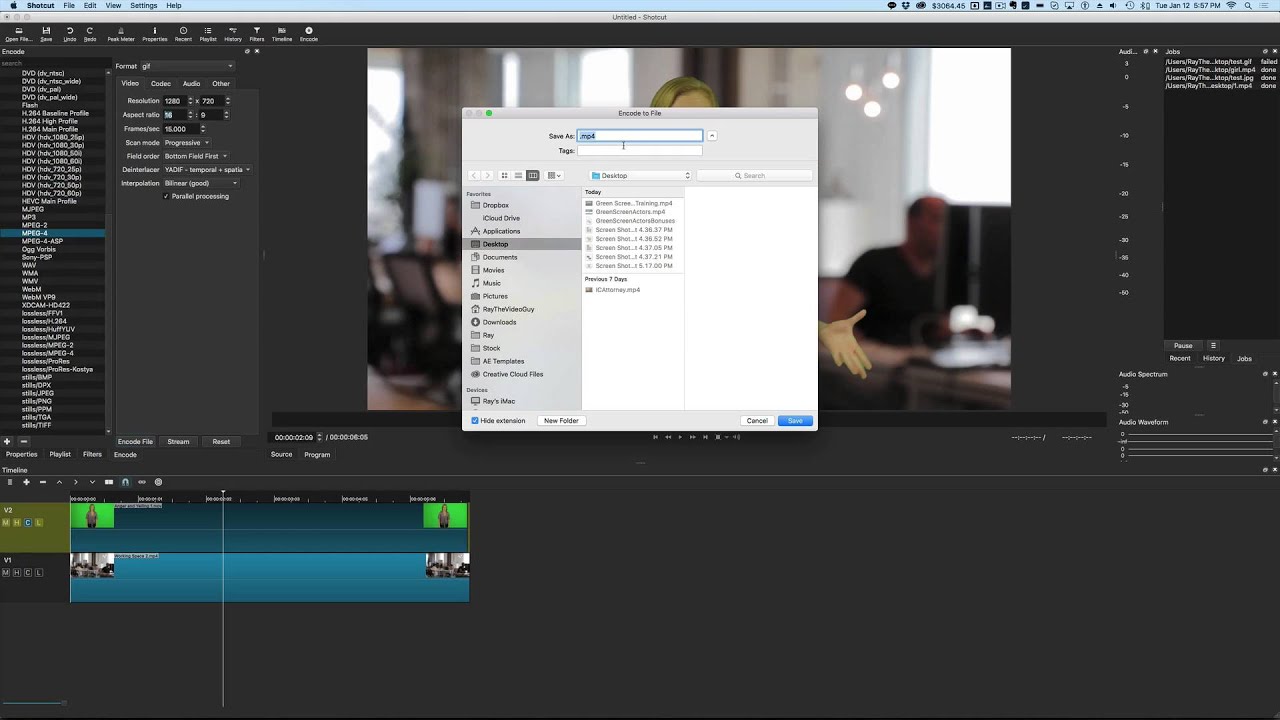 Creating An Animated GIF With The FREE Shotcut Editor! - YouTube