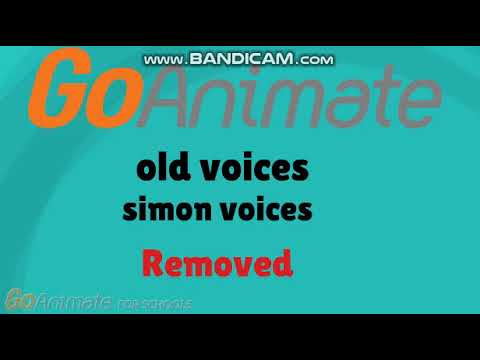 goanimate old voices: simon voices is removed - YouTube