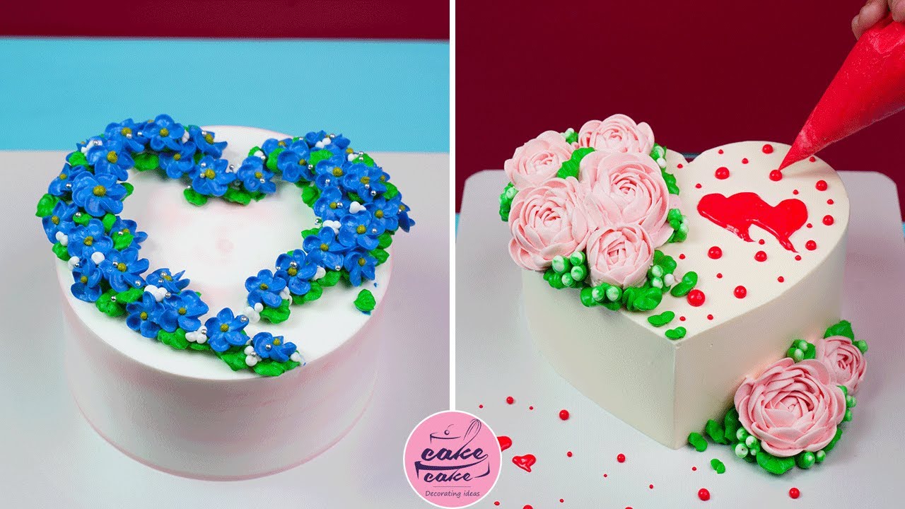 Deep-Ocean Blue Cake Decorating Tutorials Ideas For Anniversary Day ...