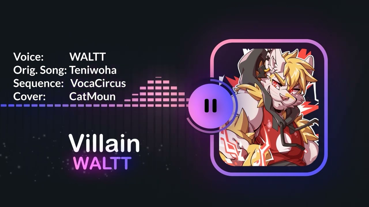 【UTAU】WALTT - Villain『ヴィラン』 - YouTube