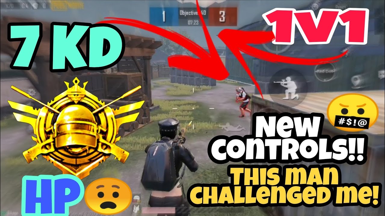 7KD PLAYER CHALLENGED ME || 1V1 || LAW OP || PUBG MOBILE. - YouTube