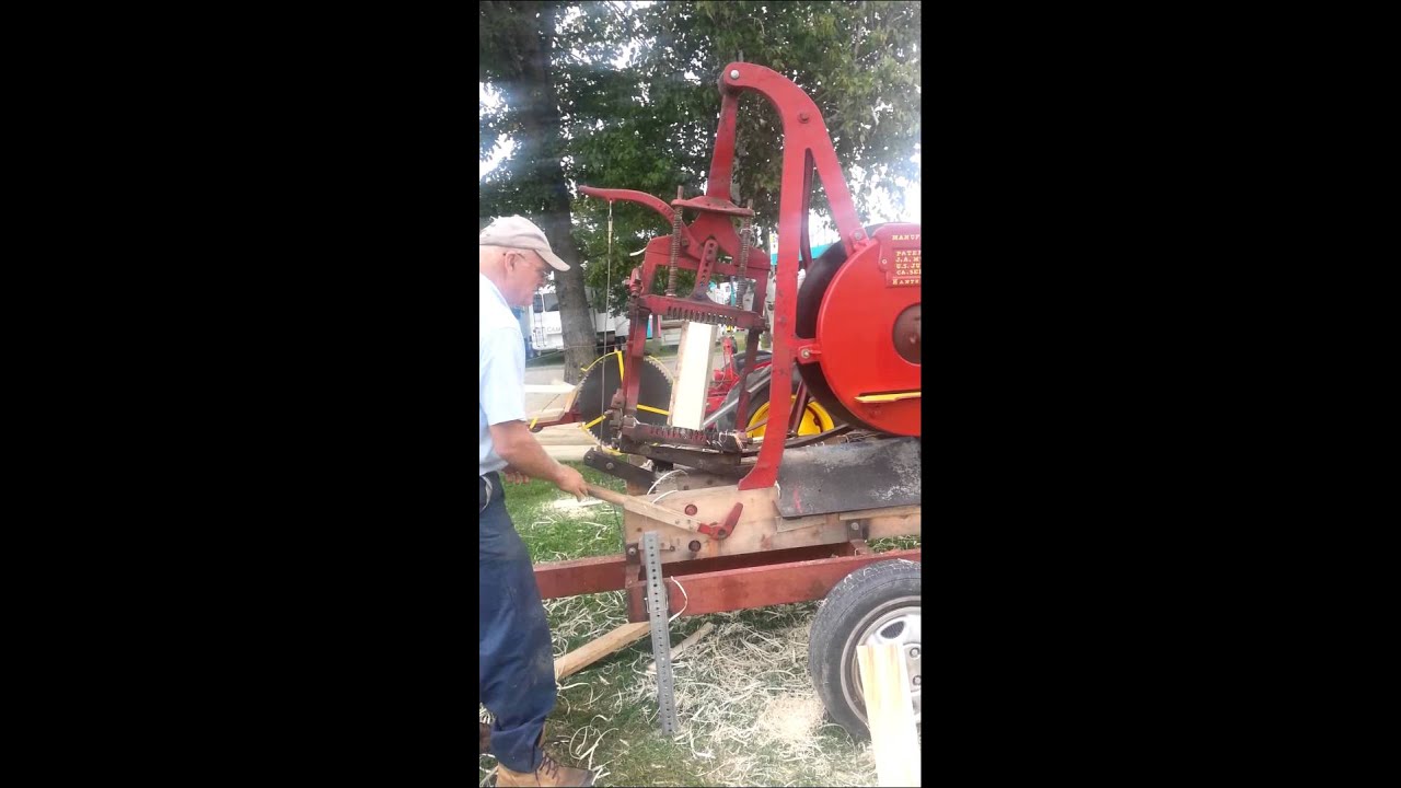 old shingle maker - YouTube