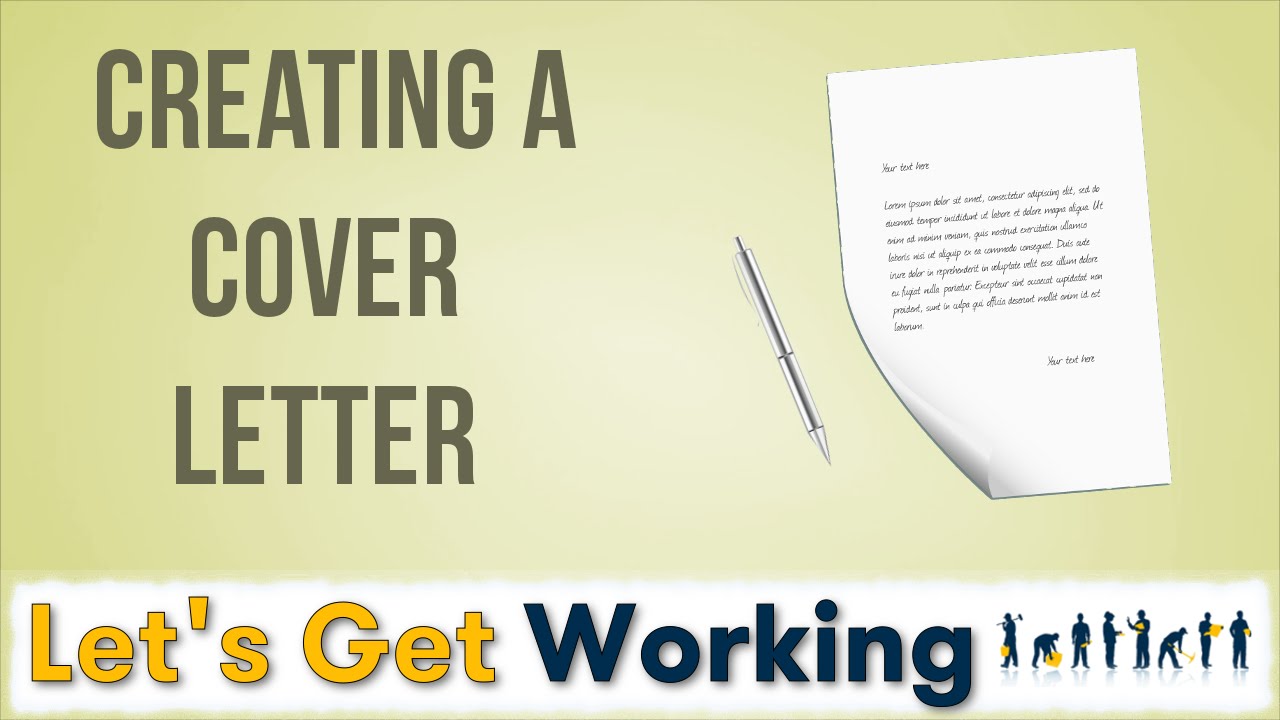 Creating a Cover Letter - YouTube