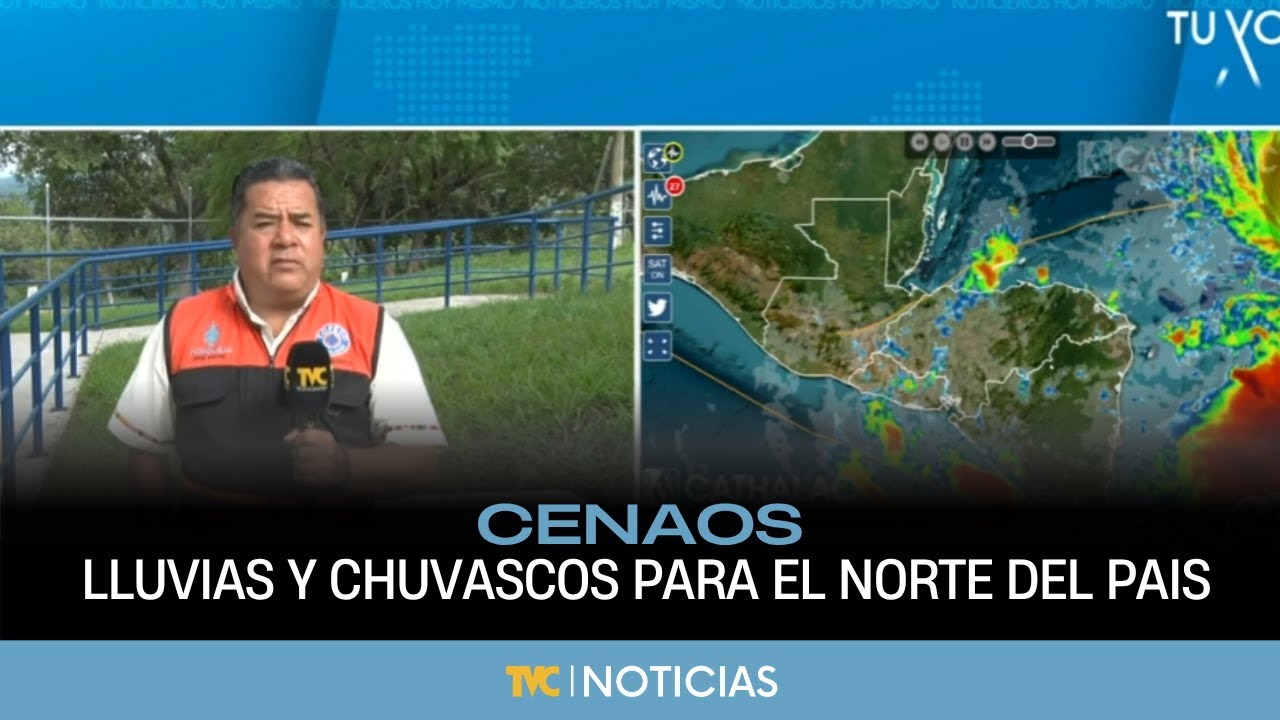 Lluvias y chubascos para el norte del país, pronostica CENAOS - YouTube