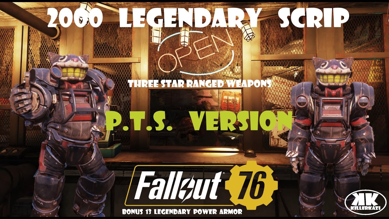 FALLOUT 76 - SPENDING 2000 SCRIP - LEGENDARY PURVEYER - BONUS LEGENDARY ...