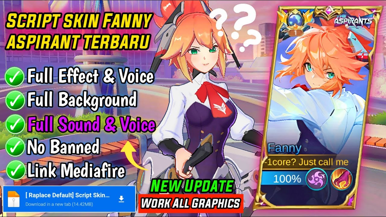 Update! Script Skin Fanny Aspirant Terbaru No Password | Patch Terbaru ...
