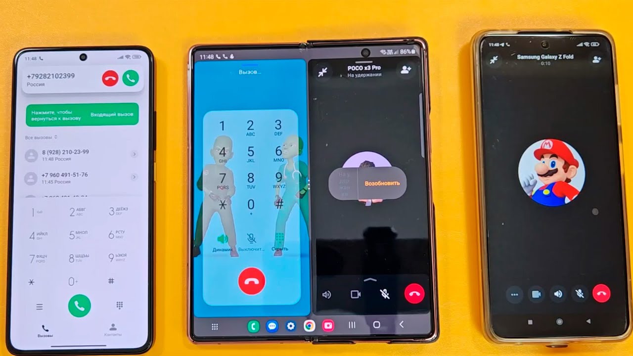 TWO XIAOMI TO SAMSUNG WHATSAPP INCOMING CALL POCO X7 PRO & POCO X3 PRO ...