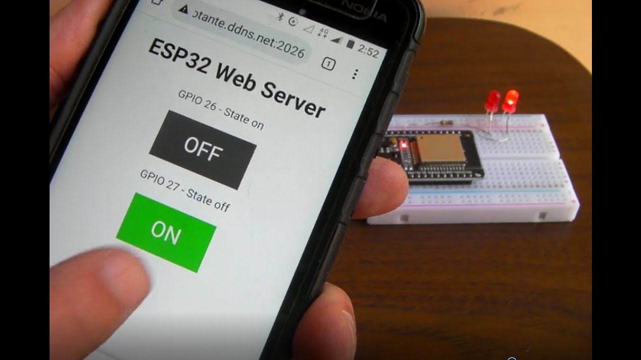 NodeMCU ESP32 DevKit V1 Servidor Web. Control telemetría remotos Anywhere Móvil ó PC Arduino IDE ...