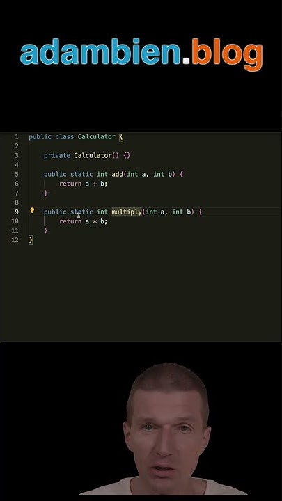 Interfaces Are Better Utilities Than Classes Airhacks Java Short Youtube 