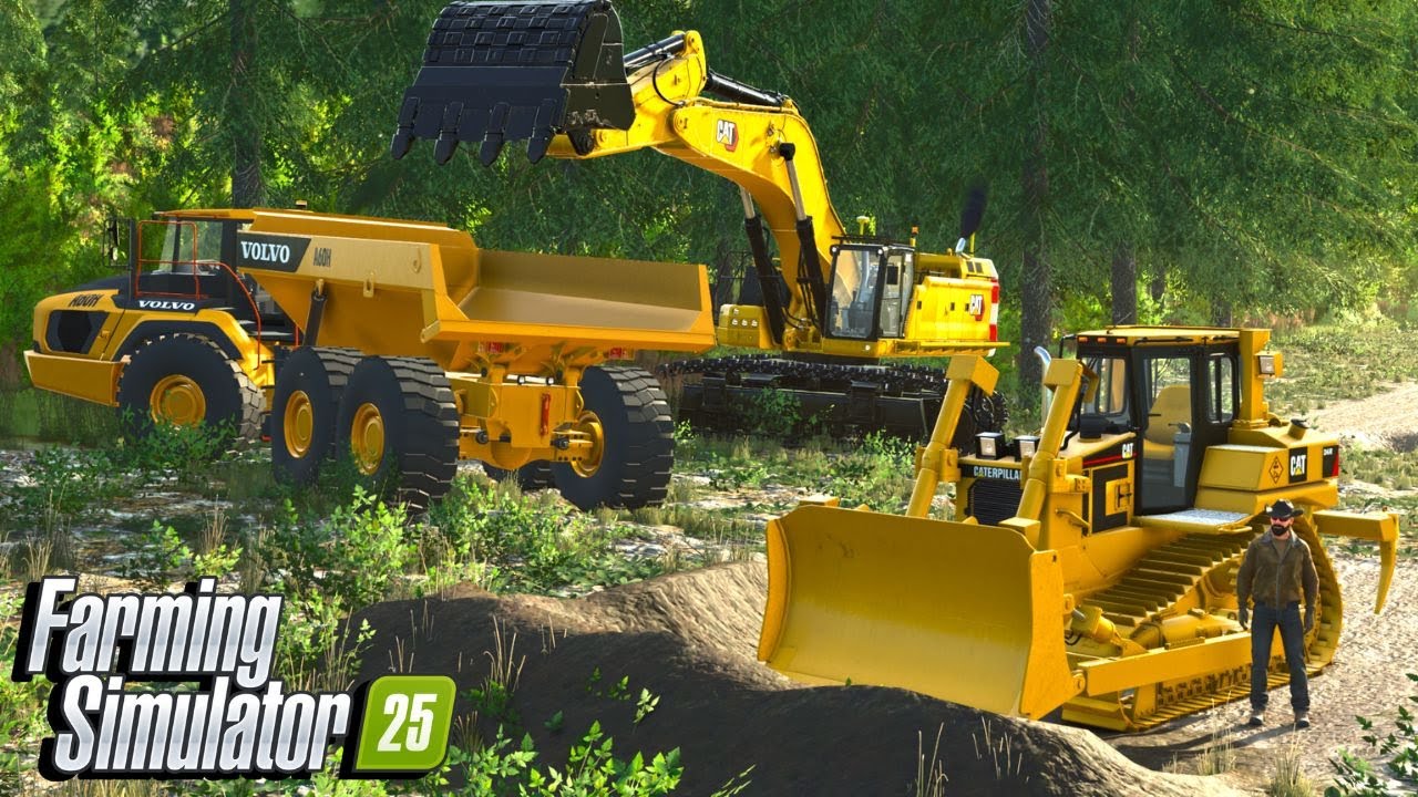 I Start A New Gold Cut On The Mine! | Farming Simulator 25 - YouTube