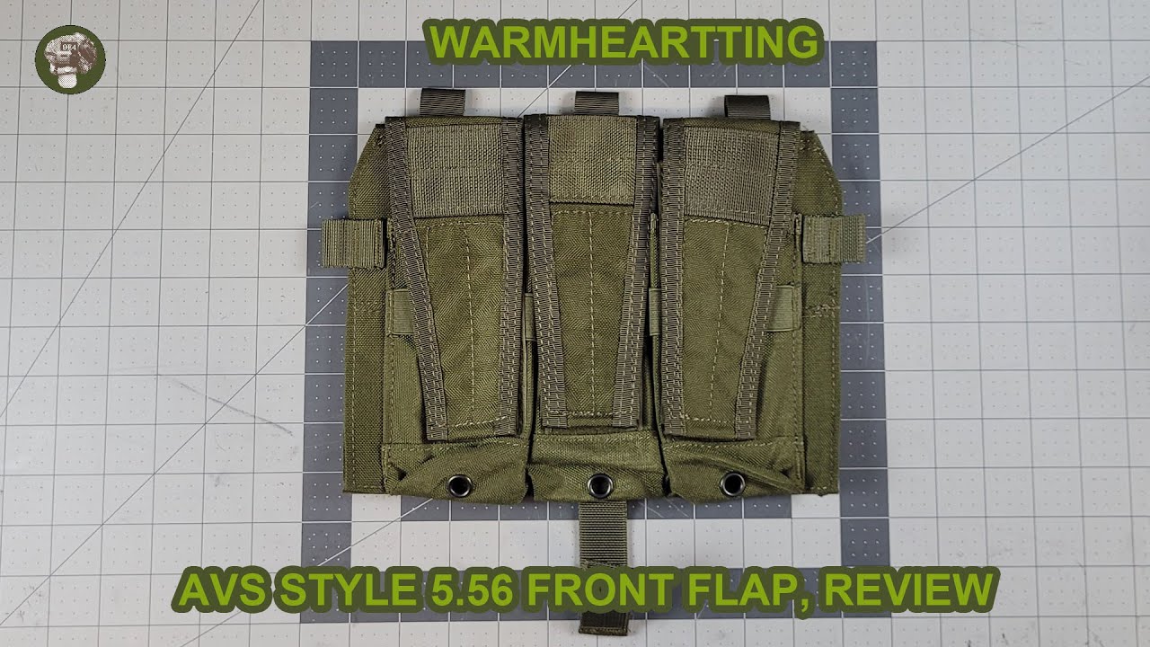 Warmhearting Replica AVS M4 style front flap, Review - YouTube