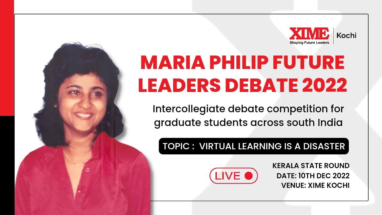 Maria Philip Debate Competition 2022 - State Finals (Kerala) - YouTube