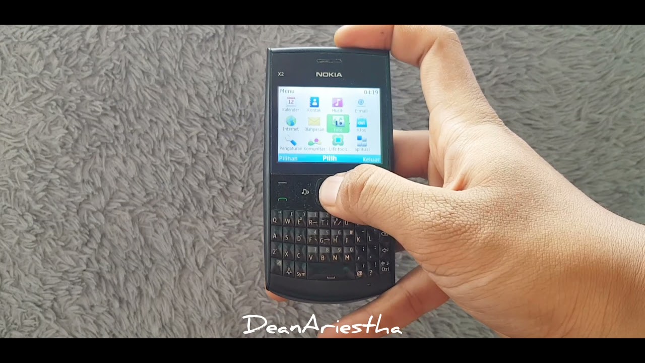 REVIEW HANDPHONE JADUL NOKIA X2 01 HP KLASIK KAMERA MUSIK QWERTY ...