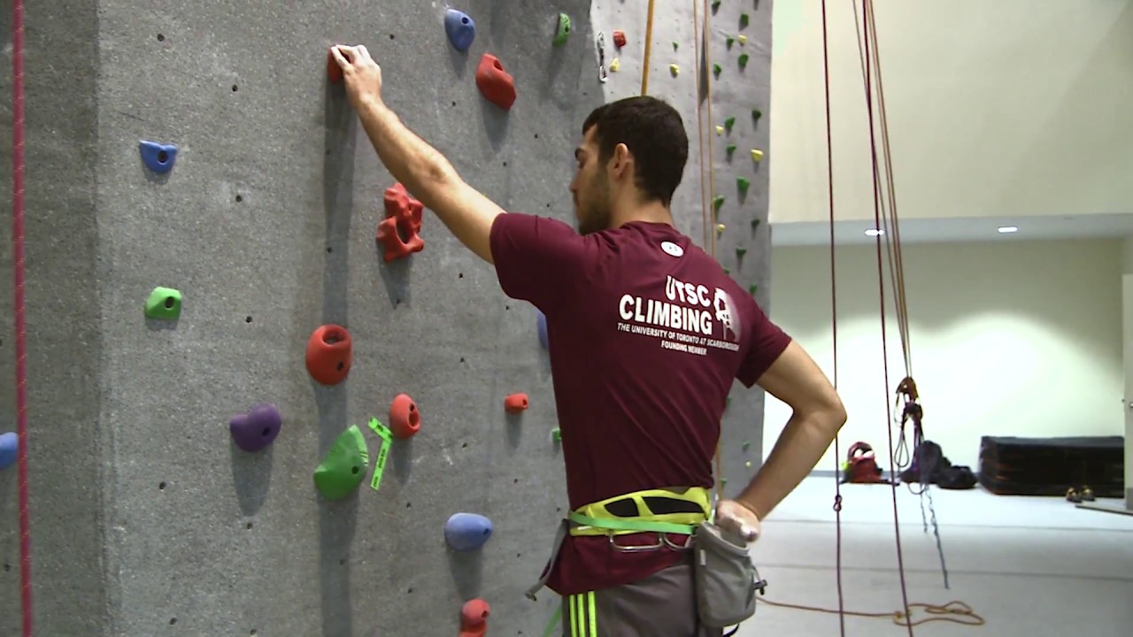 Rock Climbing @ UTSC - Anyone can be an athlete - YouTube