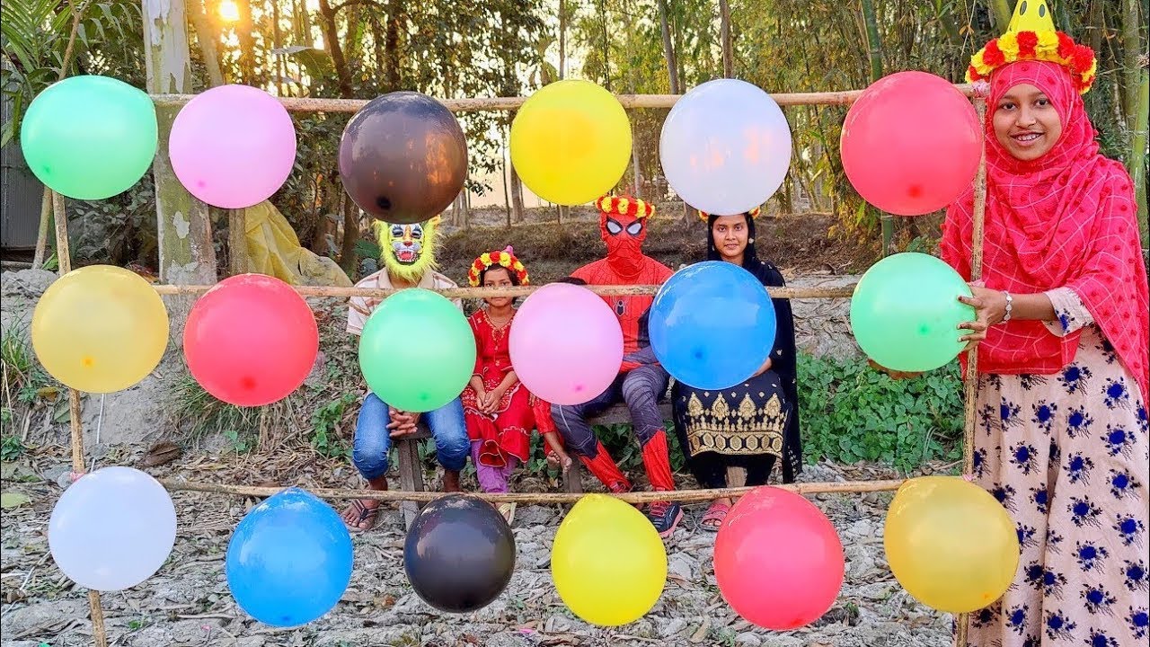 outdoor Balloons Show fun with rocket colors Balloons and learn for ...