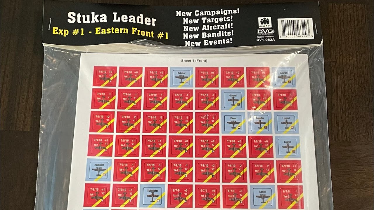 Stuka Leader: Expansion #1 - Eastern Front #1 (DVG) - Unbagging and ...