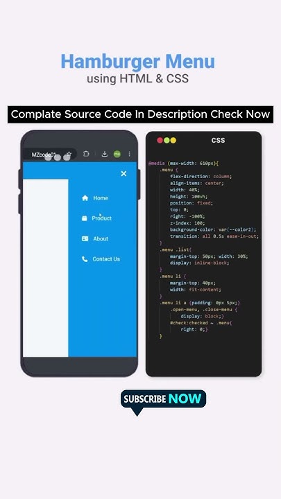 Menu Using Css Css Tips And Tricks Shorts Learnhtml5andcss3 Webdevelopement Htmlcss