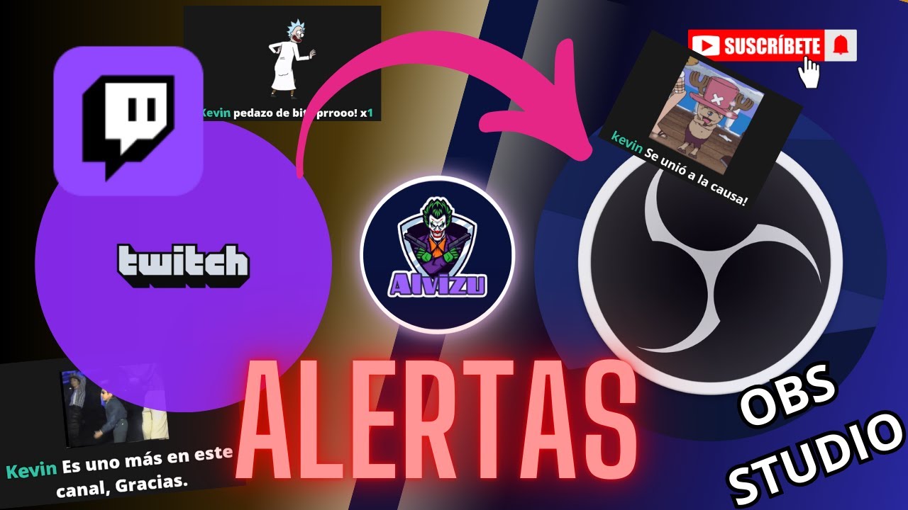 Aprende a agregar las alertas en stream de Twitch - YouTube