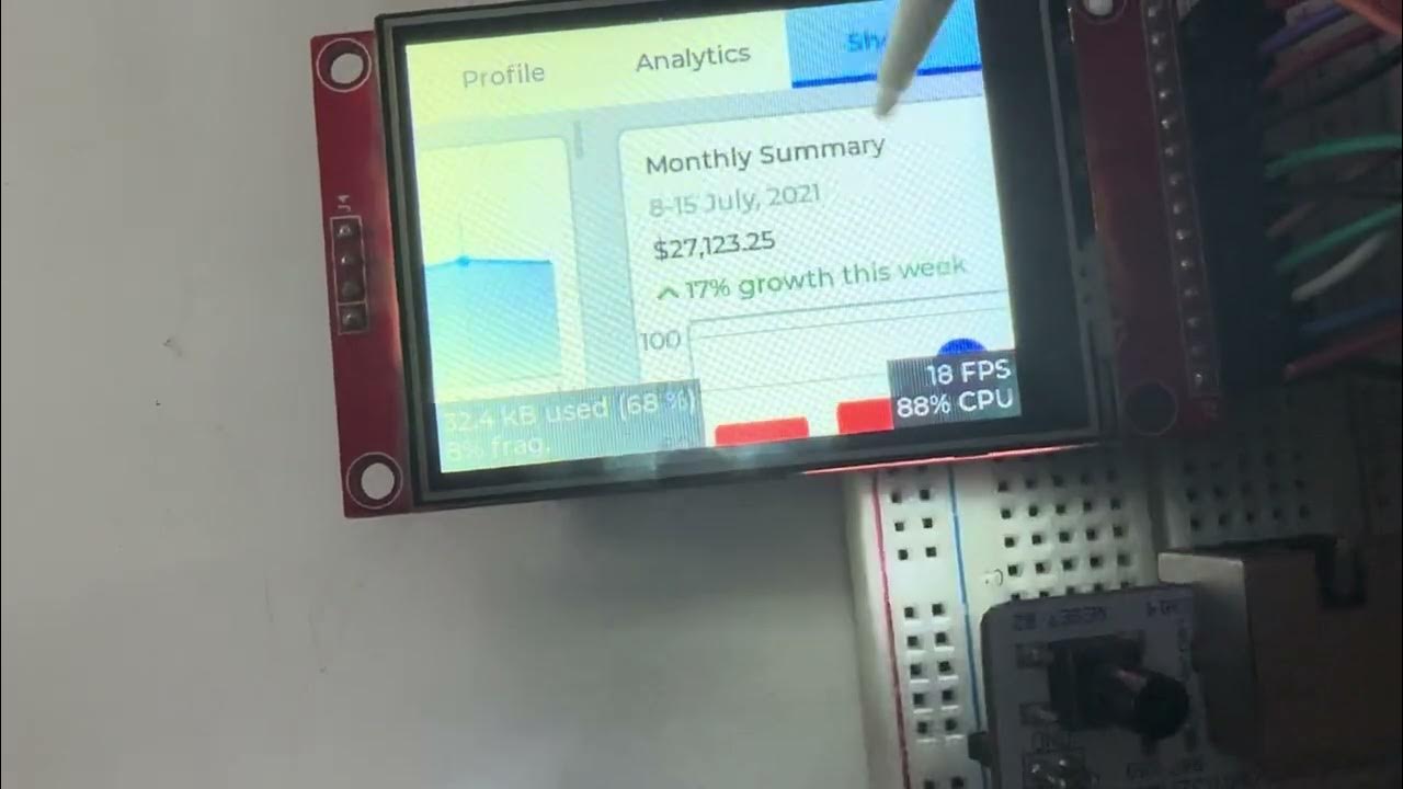 LvGL Demo on Custom LCD - YouTube