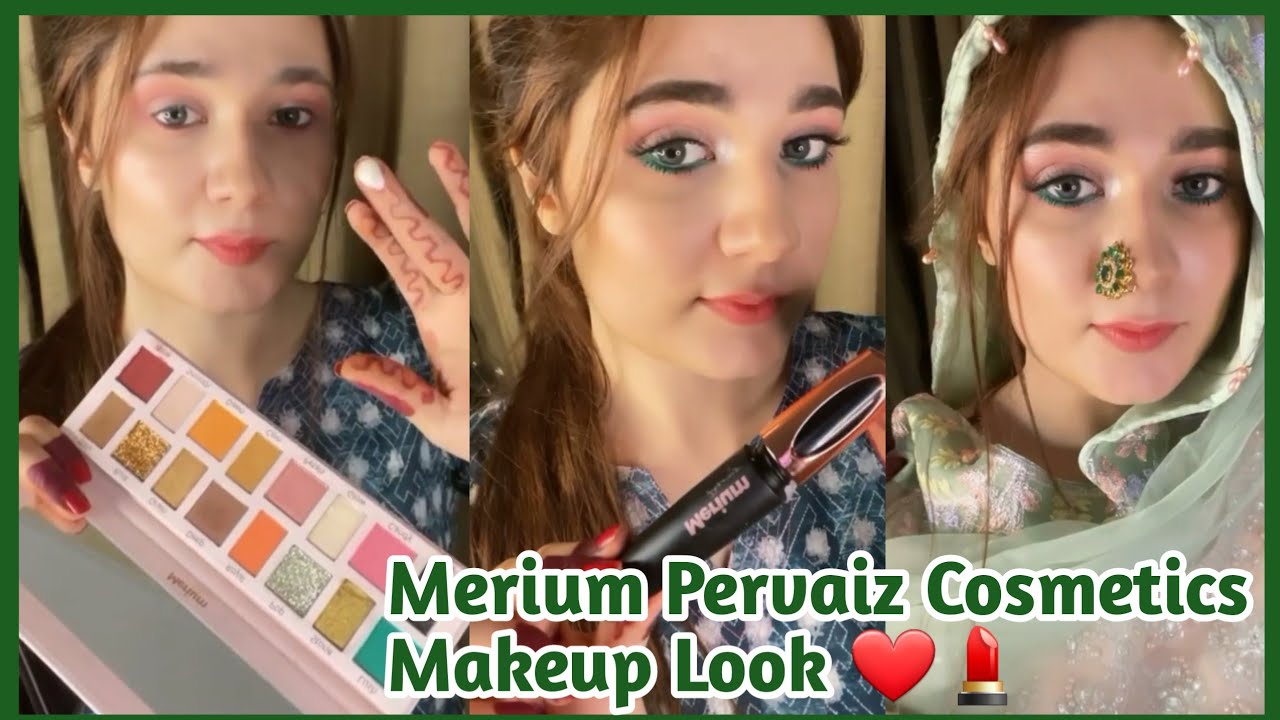 Merium Pervaiz Cosmetics First Makeup Look - Full Traditional Makeup ...