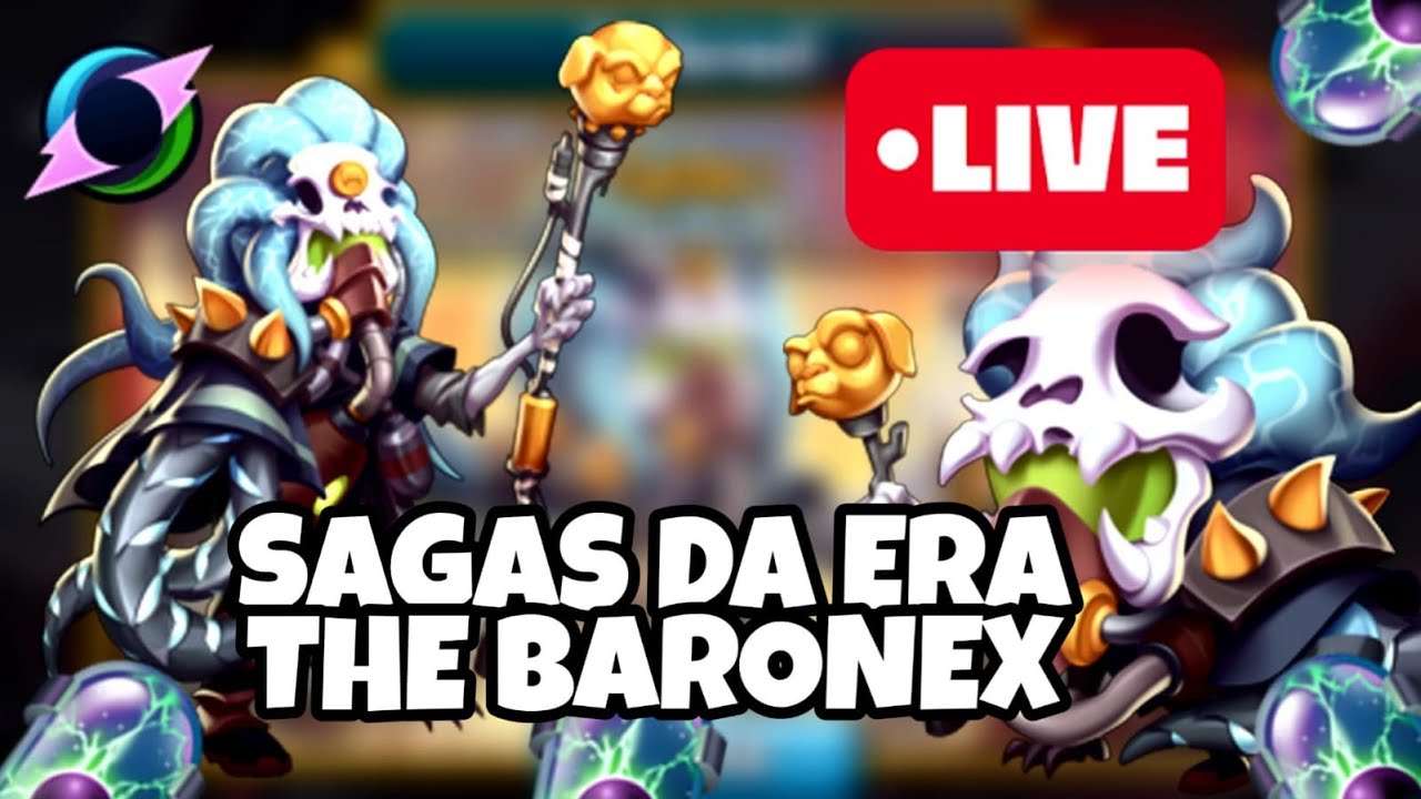 SAGAS DA ERA, THE BARONEX. AO VIVO!!! - YouTube