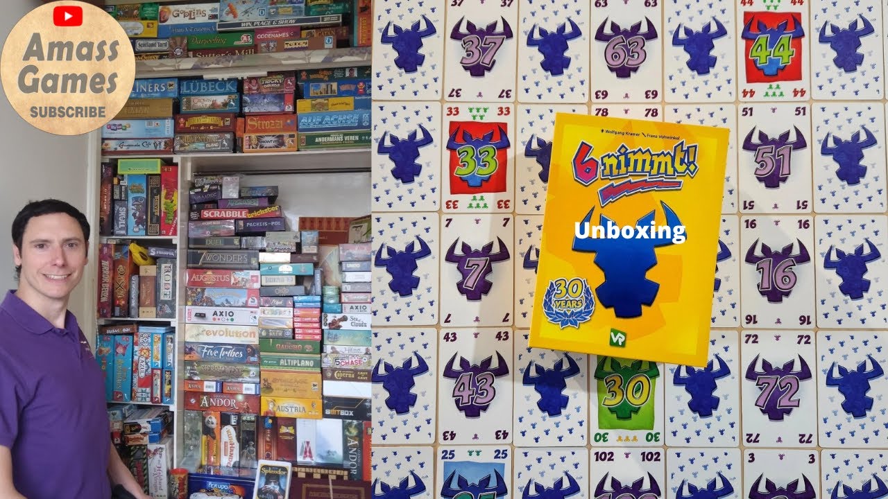 6 nimmt! 30th anniversary edition party board game 10 players Amigo ...