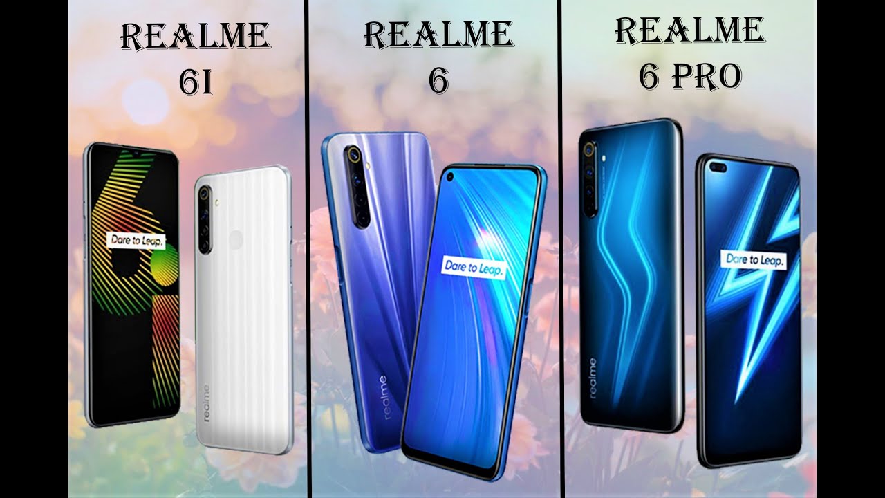 REALME 6i & 6 & 6 pro | 2020 - YouTube
