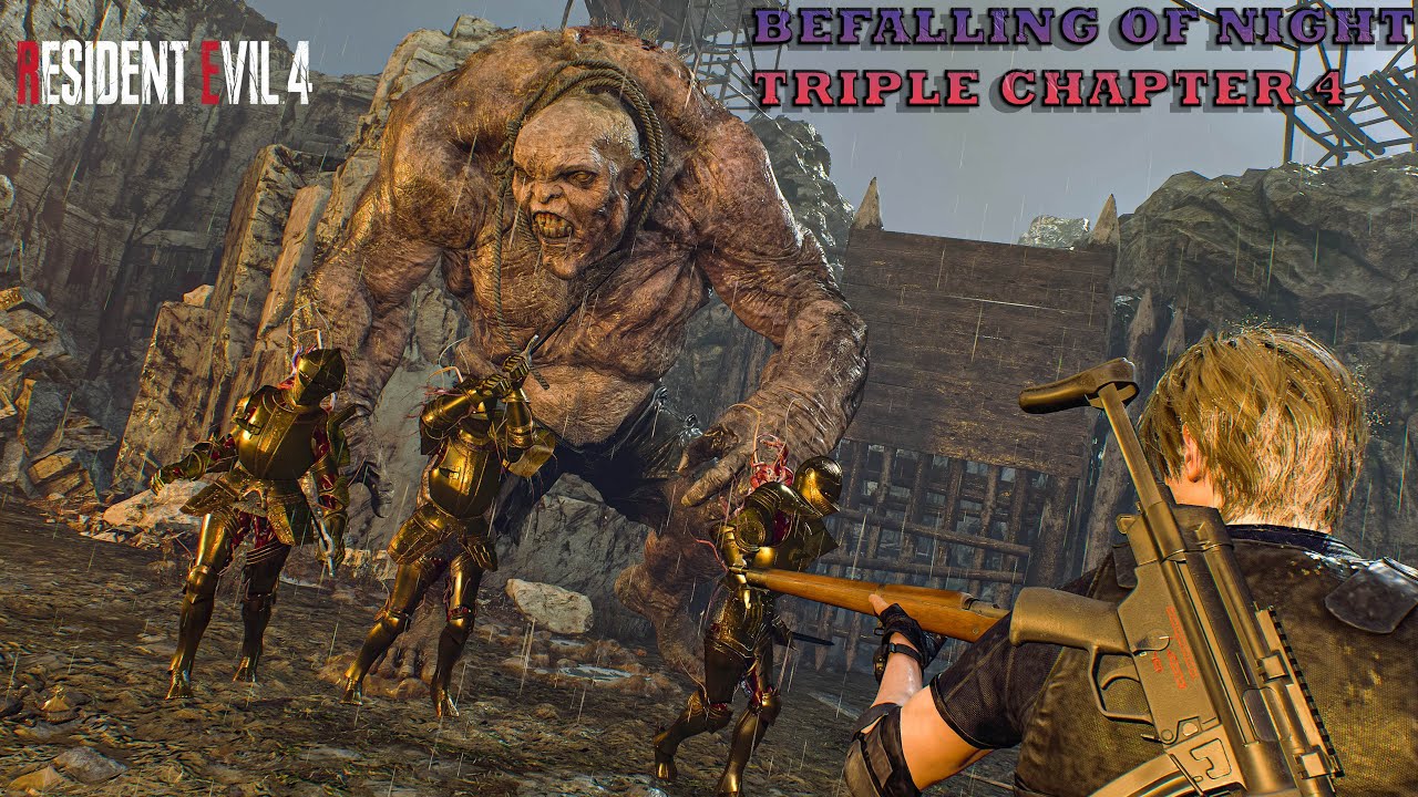 Resident Evil 4 Remake Befalling Of Night Triple Chapter 4 - YouTube