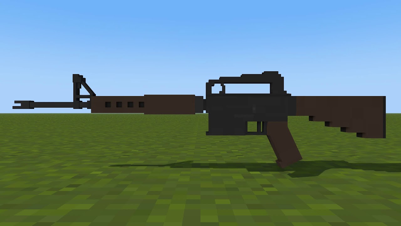 AR-10 Demonstration (Mine-Imator/Modelbench) - YouTube