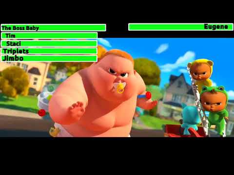 The Boss Baby Babysitter Chase with healthbars
