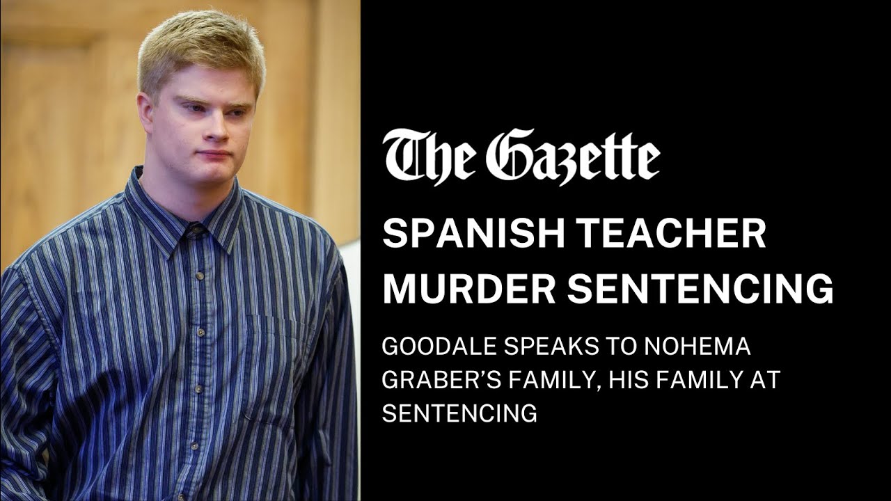 Jeremy Goodale speaks at sentencing for murder of Spanish teacher ...