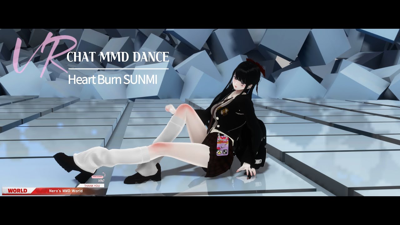 열이올라요 Heart Burn SUNMI [ VRCHAT MMD DANCE ] - YouTube