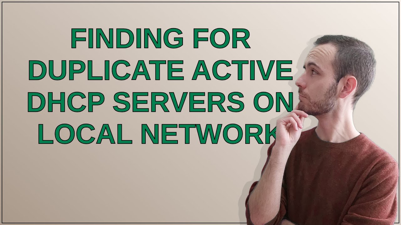 Finding for duplicate active DHCP servers on local network - YouTube