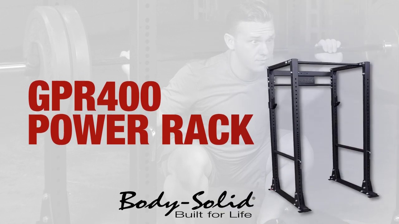 Body Solid Power Rack GPR400 | Home Gym - YouTube