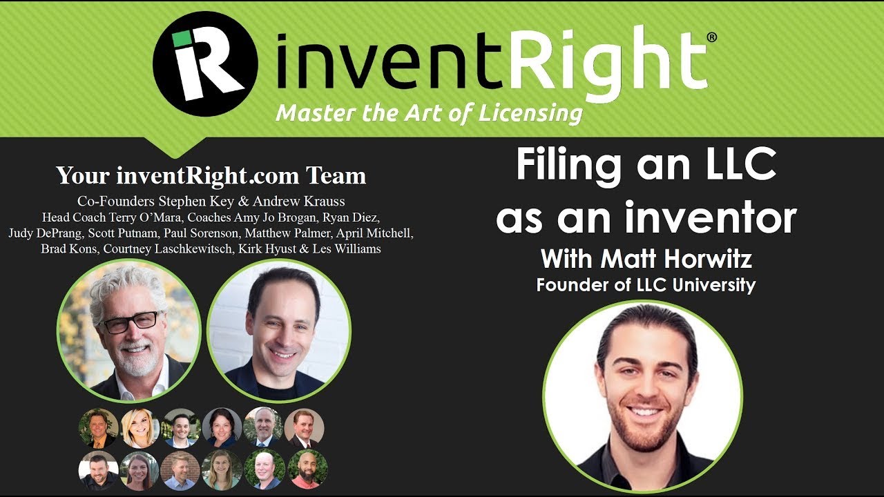 How to form an LLC? | Webinar with Matt Horwitz of LLC University ...