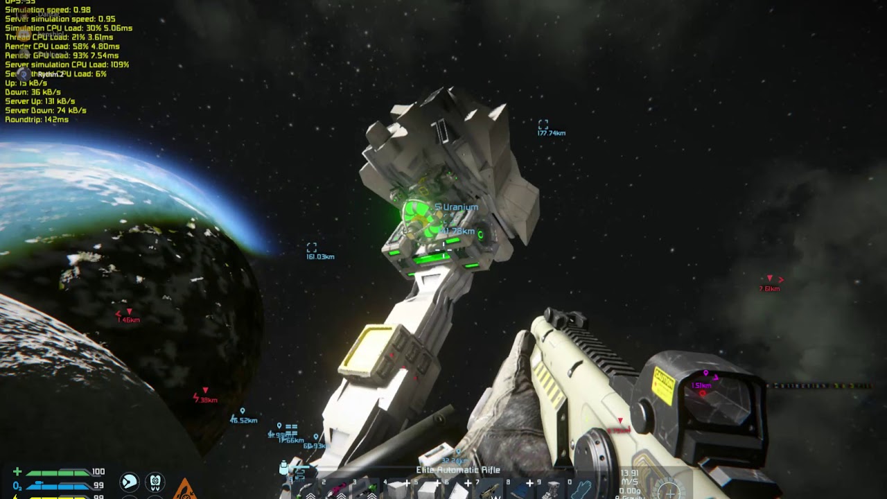 Space Engineers: Shielded Vengeance Drone - YouTube