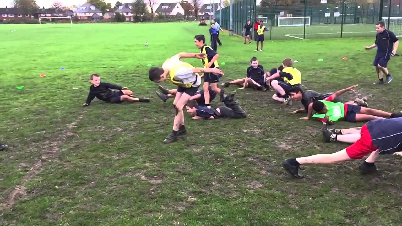 Y7 Rugby Mud Slides! - YouTube