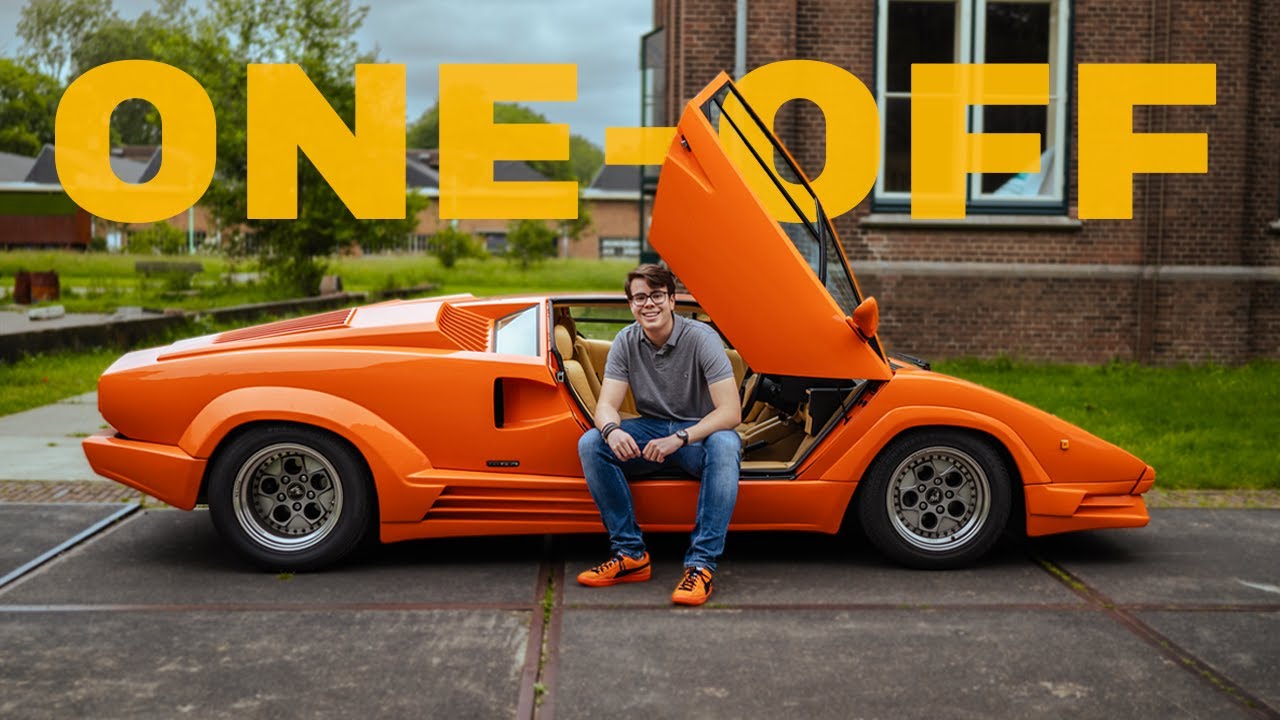 What It's Like To Drive A Lamborghini Countach 25th Anniversary - YouTube