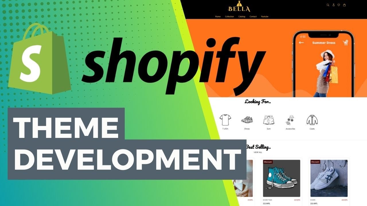 Shopify Tema Geliştirme | Shopify theme development | TailwindCSS, Liquid, Shopify 3x - YouTube