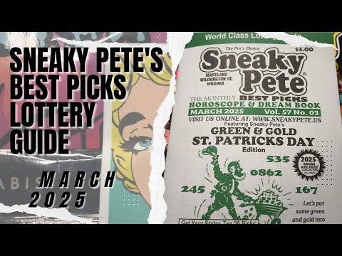 Sneaky Pete's Best Picks Monthly Lottery Predictions Guide March 2025 ...