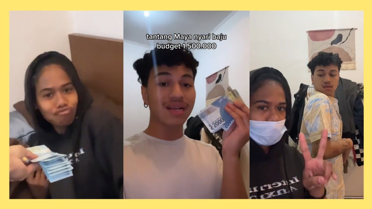 TANTANG MAYA NYARI BAJU BUDGET 1.500.000 || TIKTOL EMIL MARIO - YouTube